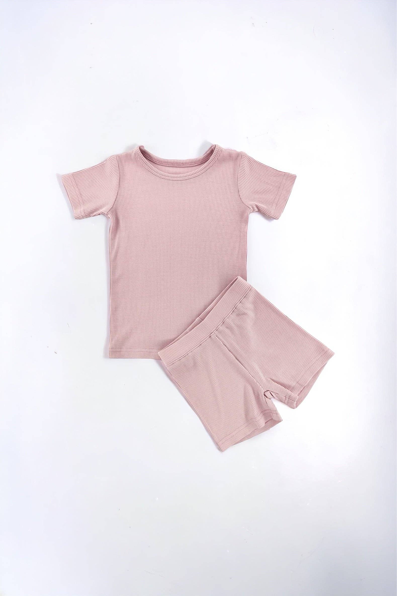 Lilac Haze Ribbed Bamboo Shorts Set – Deliahs Boutique
